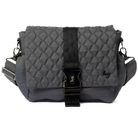 lug | Bags | Lug Gray Crossbody Bag With Quilted Design | Poshmark